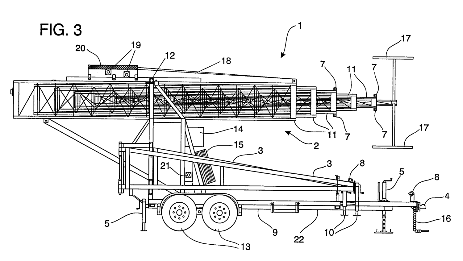 AllTech Communications Cell on Wheels, Telescopic Tower, Trailer ...