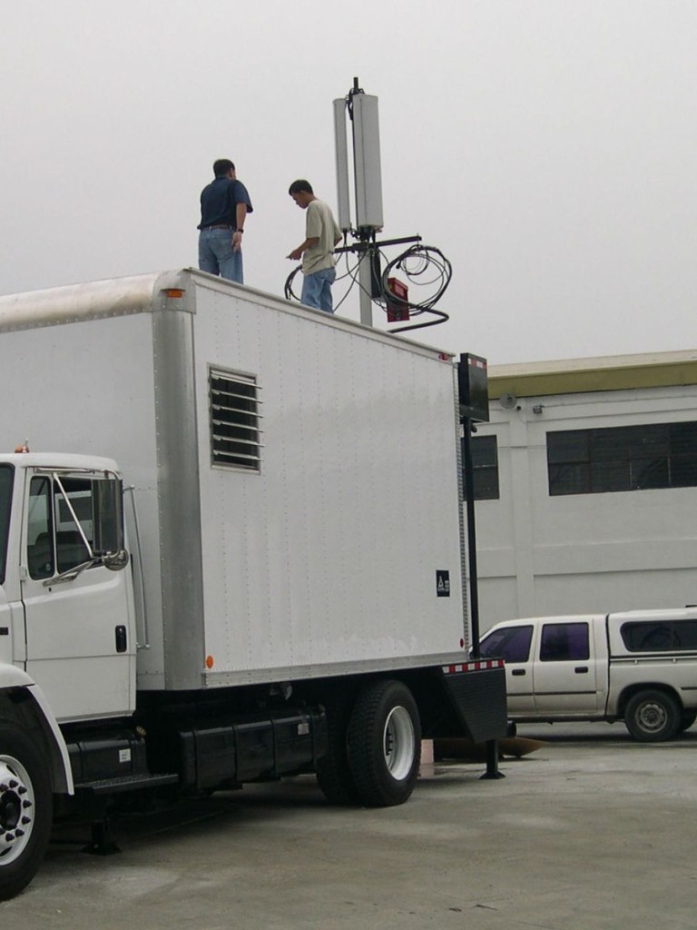 900x1200 AllTech Communications Cell on Wheels, Telescopic Tower ...