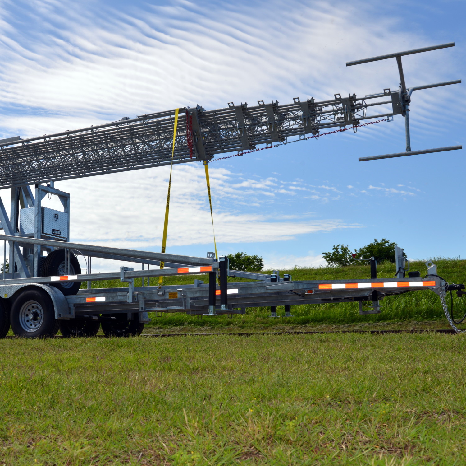 AllTech Communications Cell on Wheels, Telescopic Tower, Trailer ...