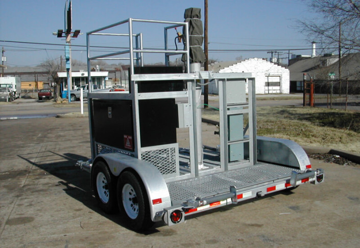 AllTech Communications Cell on Wheels, Telescopic Tower, Trailer ...