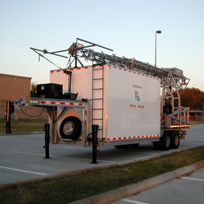 AllTech Communications Cell on Wheels, Telescopic Tower, Trailer ...